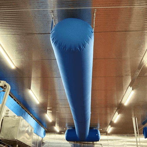 Connection Ducts | Esair Fabric Textile Air Ducts