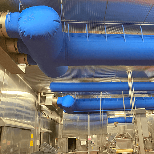 Connection Ducts | Esair Fabric Textile Air Ducts